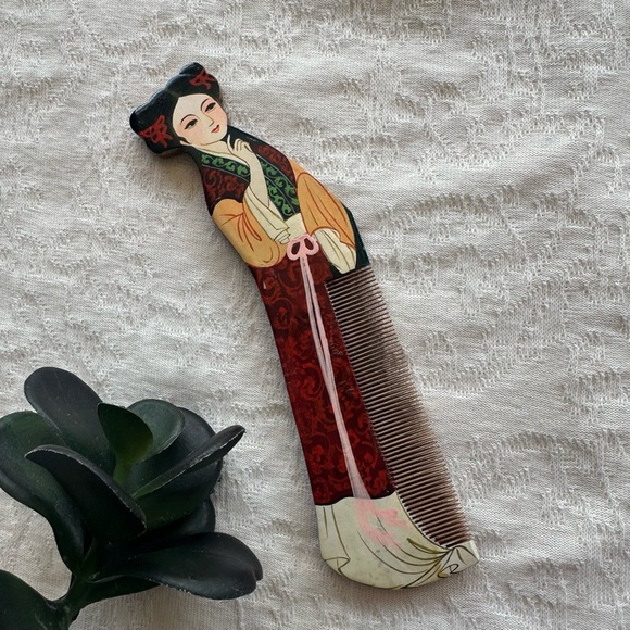 Accessories | 3 For 2 Wooden Geisha Comb | Poshmark